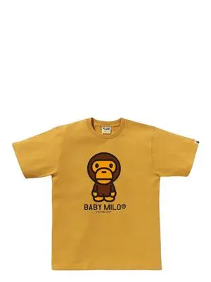 A BATHING APE Baby Milo Tee Shirt - Yellow