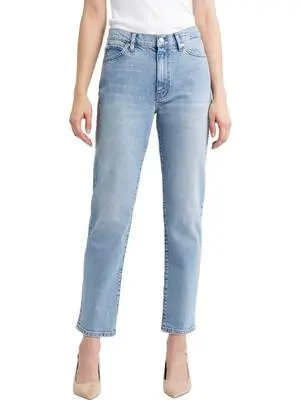 FRAME The Borrowed Mid-rise Boyfriend Jeans - Birdie