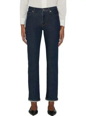 FRAME FRAME The Borrowed Mid-Rise Boyfriend Jeans Taboo