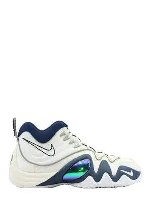 Nike Air Zoom Flight Five Sneakers - White/midnight Navy Blue/metallic Silver