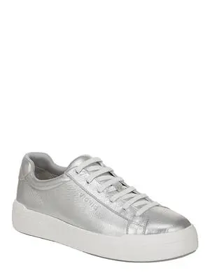 Vionic Colbie Leather Sneakers - Silver