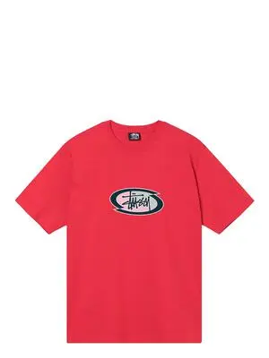 StÜssy Split Oval Tee - Red