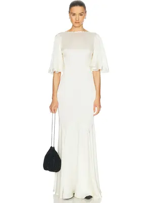 BODE Claret Gown - White