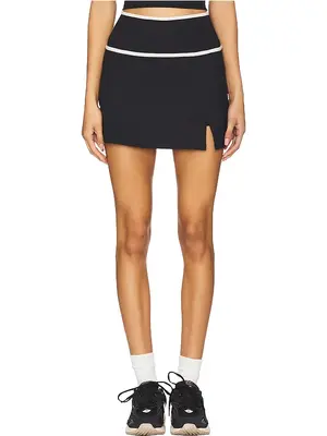 WELLBEING + BEINGWELL Flowwell Mara Skirt - Black & White