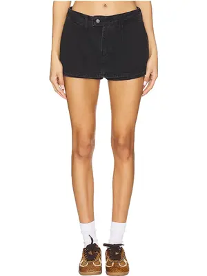 Free People Galivanting Skort - Black