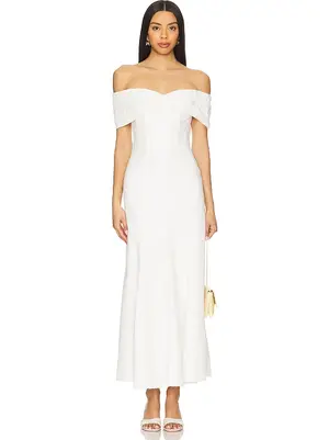 NICHOLAS Ariana Midi Dress - Ivory