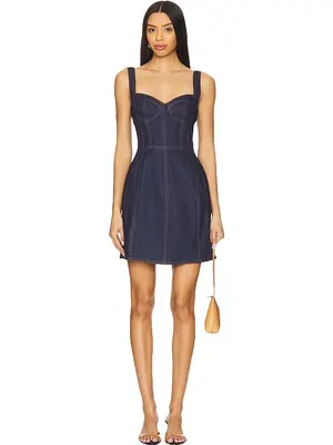 NICHOLAS Alina Mini Dress - Indigo