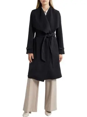 Bcbgmaxazria BCBG Belted Trench Coat Black