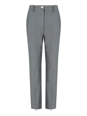 GANNI Melange Trousers - Grey