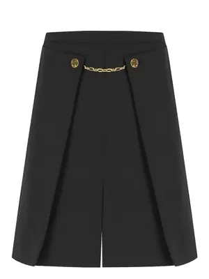 GANNI Twill Mini Skirt - Black