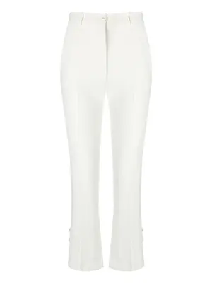 Elisabetta Franchi Smoking Trousers - Ivory