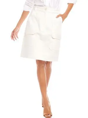Karen Kane Cargo Skirt - Ivory