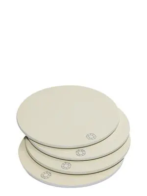 THE MARTHA, BY BACCARAT Octagon Coaster Set - Cream