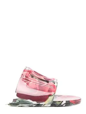 Dolce & Gabbana Dolce & Gabbana Printed Slides Red