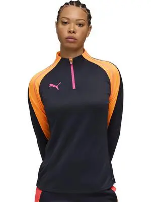 PUMA Quarter-Zip Soccer Top Blue