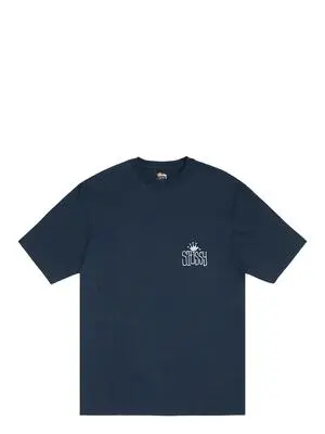 StÜssy Crown International Tee 'navy - Blue