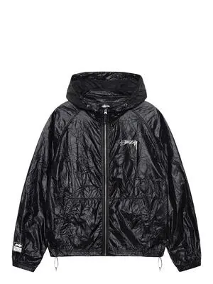 StÜssy Wrinkled Nylon Shell - Black