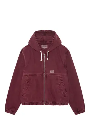 StüSsy Spray Dye Hooded Work Jacket - Multicolor | Editorialist