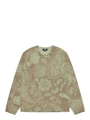 StÜssy Paisley Print Sweater - Brown
