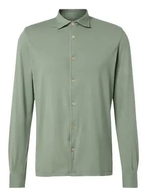 Fedeli Cotton Shirt - Green