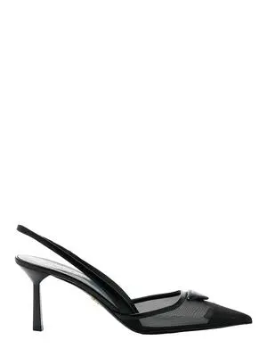 PRADA Mesh Slingback Pumps