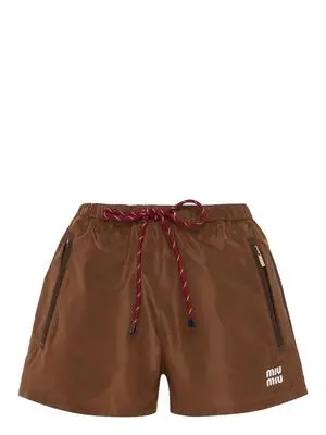 MIU MIU Tech-Canvas Short