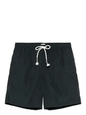 Eleventy Drawstring Waist Swim Shorts - Black