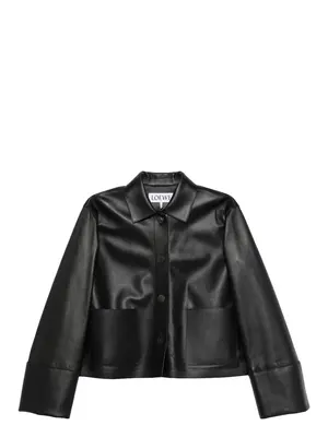 Loewe Leather Jacket - Black