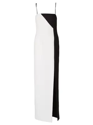 Roland Mouret Two-tone Gown - Black