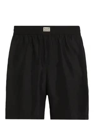 Dolce & Gabbana Mid-length Swim Trunks With Tag - Black