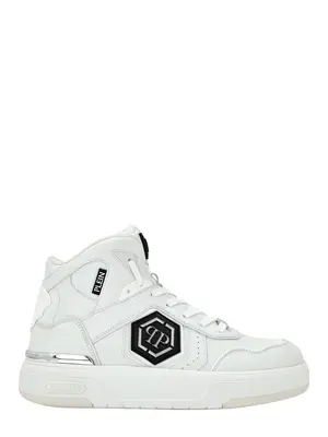 Philipp Plein Predator High-top Sneakers - White