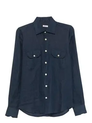 Kiton Linen Shirt - Blue