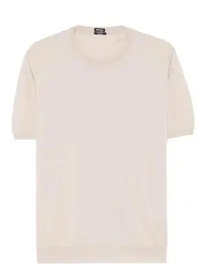 Kiton Knitted T-shirt - Neutrals