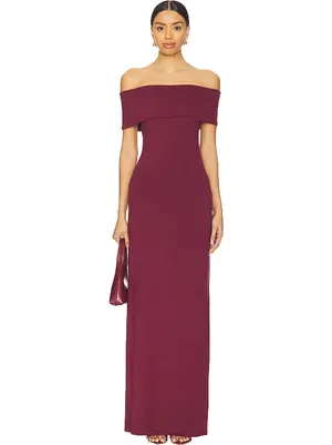 ALL THE WAYS Sienna Maxi Dress - Oxblood