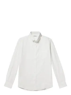 Sunspel Button-down Collar Cotton Oxford Shirt - White