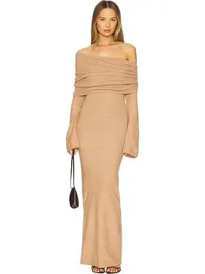 SEROYA Maya Gown - Tan