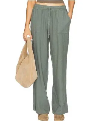 BOBI Wide Leg Jogger - Sage