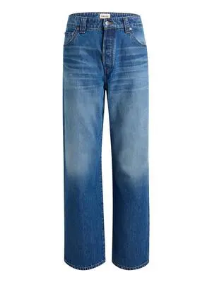 Khaite Winslow Straight Leg Jeans - Blue