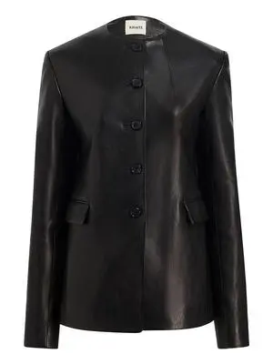 KHAITE Jameson Leather Jacket