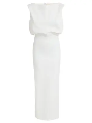 KHAITE Terran Draped Maxi Dress