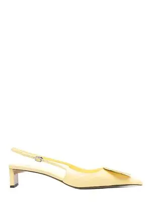 Jacquemus The Low Duelo Slingbacks Pumps - Yellow