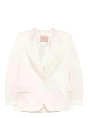 TWINSET T-jacquard Oval Blazer - Neutrals