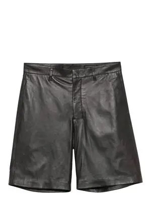 LEMAIRE LEMAIRE Leather Shorts