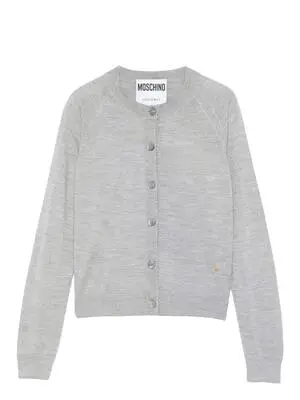 Moschino Crew-neck Cardigan - Grey
