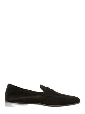 HENDERSON BARACCO Suede Loafers - Brown