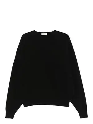 Fear Of God Fine-knit Crew-neck Sweater - Black