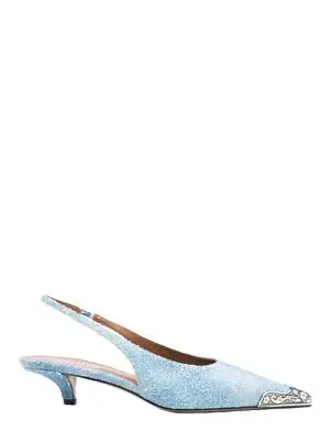 Paris Texas 35mm Jessica Pumps - Blue