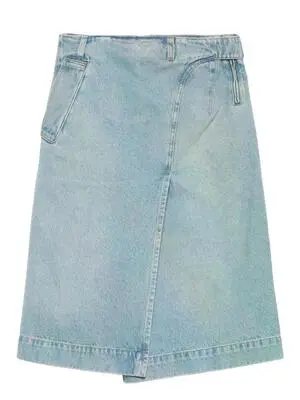 VICTORIA BECKHAM Victoria Beckham Denim Midi Skirt