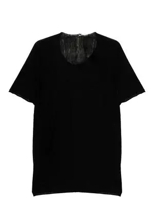 LABEL UNDER CONSTRUCTION Round-neck T-shirt - Black