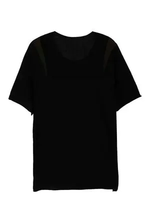 LABEL UNDER CONSTRUCTION Round-neck T-shirt - Black